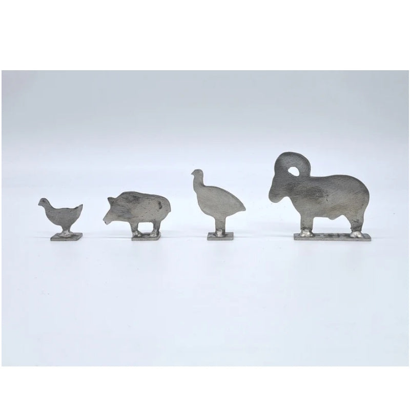 1/10 Scale Airgun Steel Silhouettes - Scopos